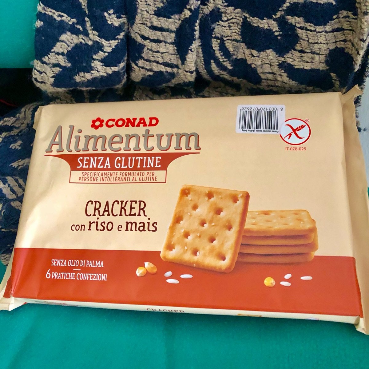 Cracker con riso e mais from Conad alimentum - Vegan Product Reviews ...