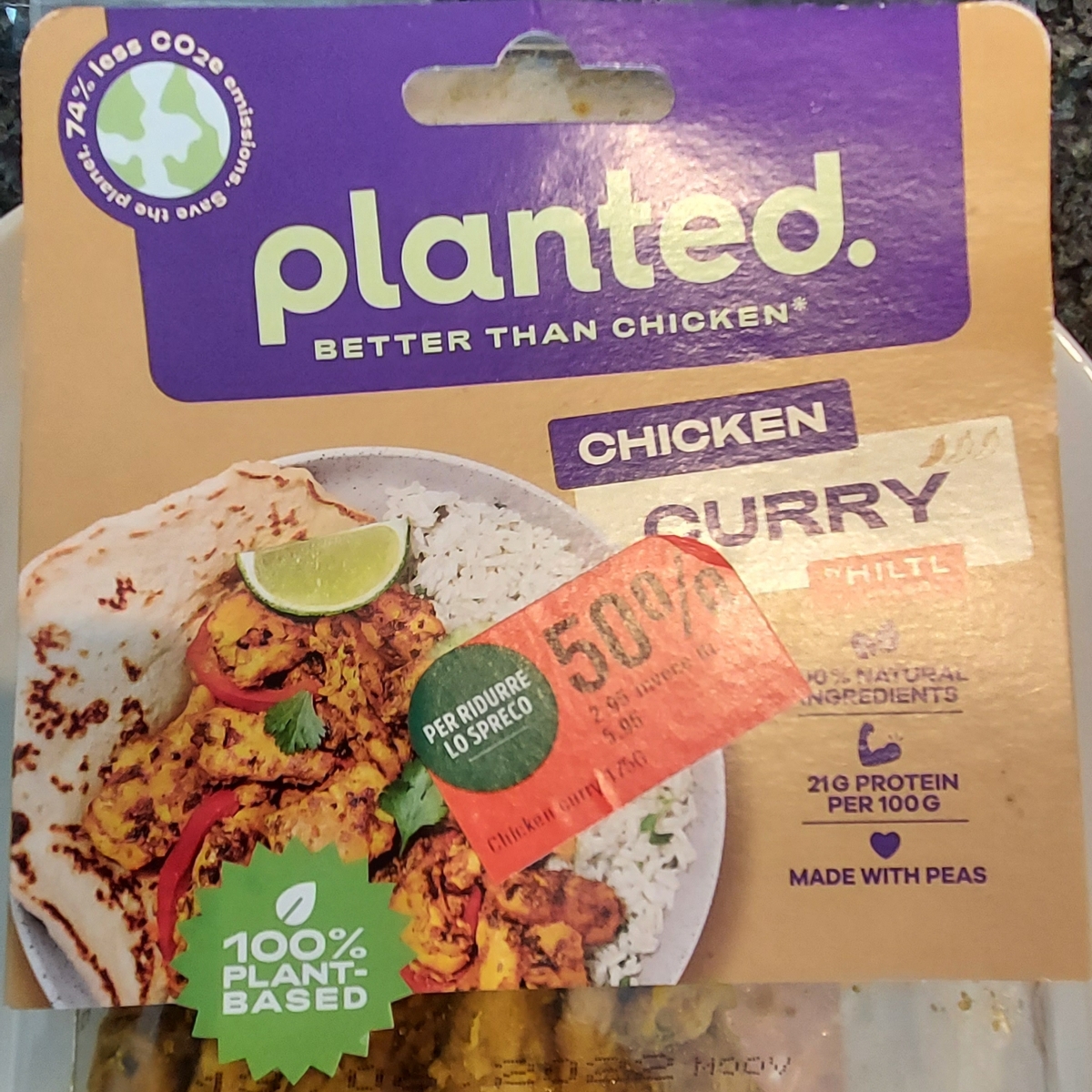 Planted Chicken CURRY from Planted foods - Vegan Product Reviews ...