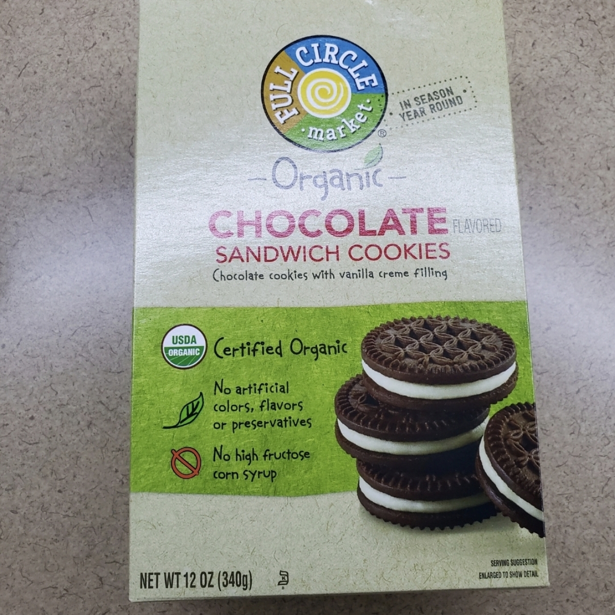 Full Circle Market Organic Chocolate Sandwich Cookies Reviews | abillion