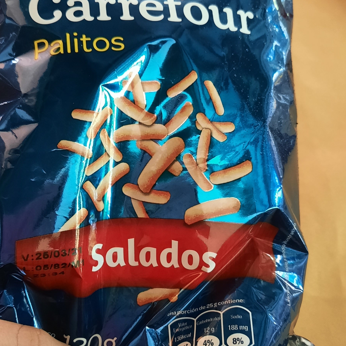 Palitos Salados from Carrefour - Vegan Product Reviews & Ratings | abillion