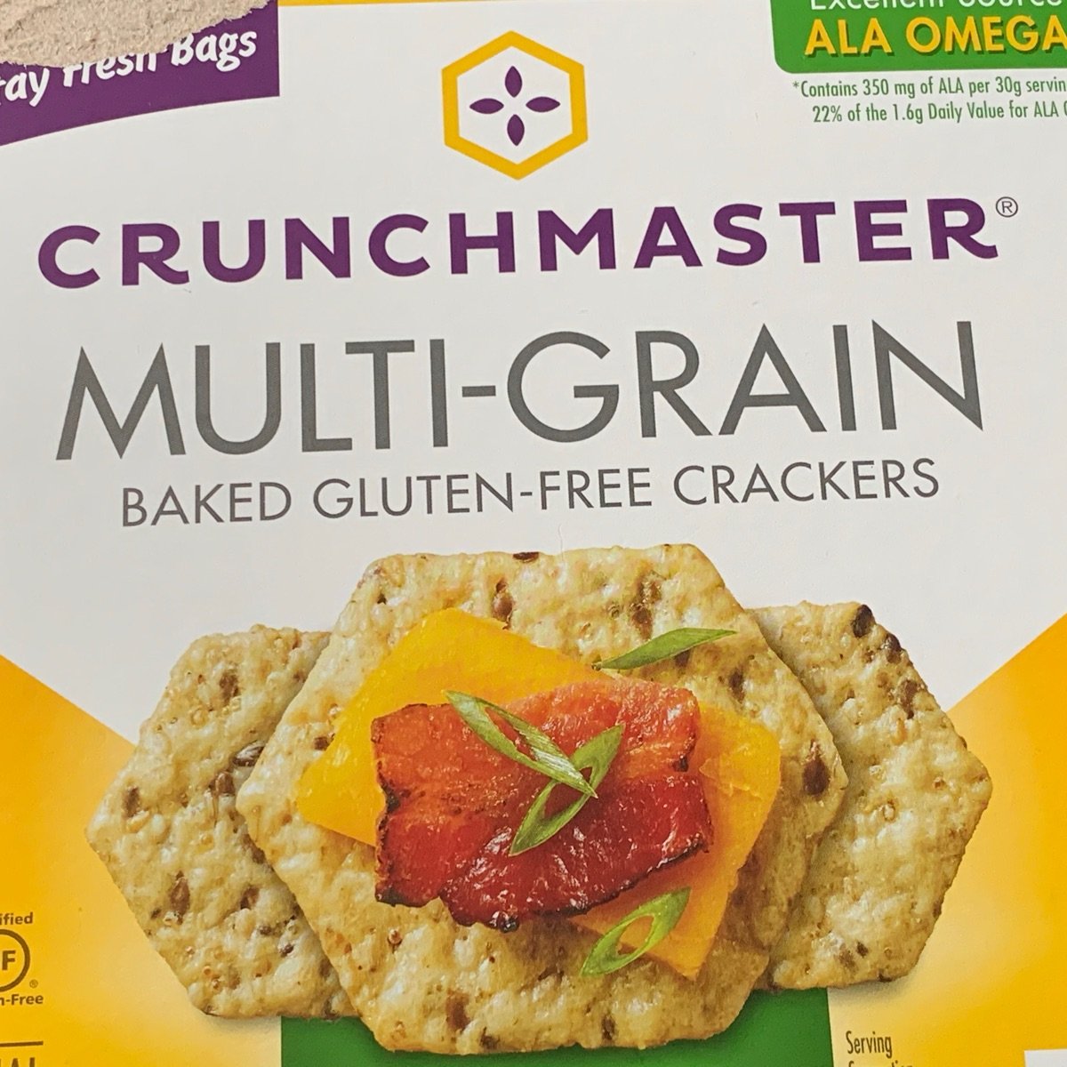 Crunchmaster multigrain baked gluten free crackers from Crunchmaster ...