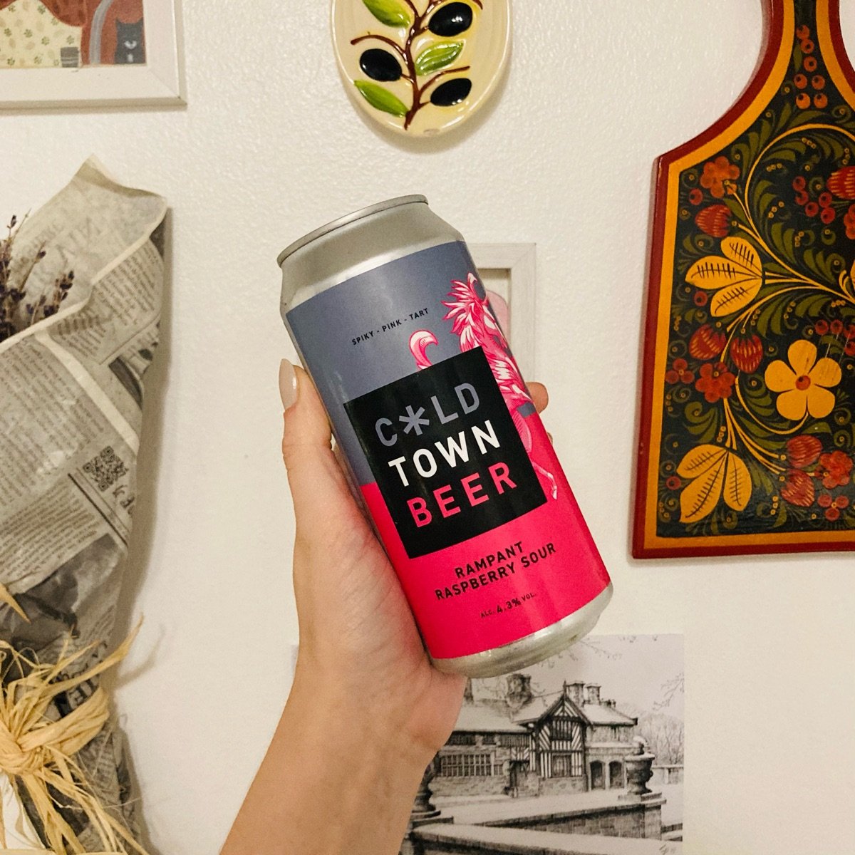 Rampant Raspberry Sour from cold town beer - Vegan Product Reviews ...