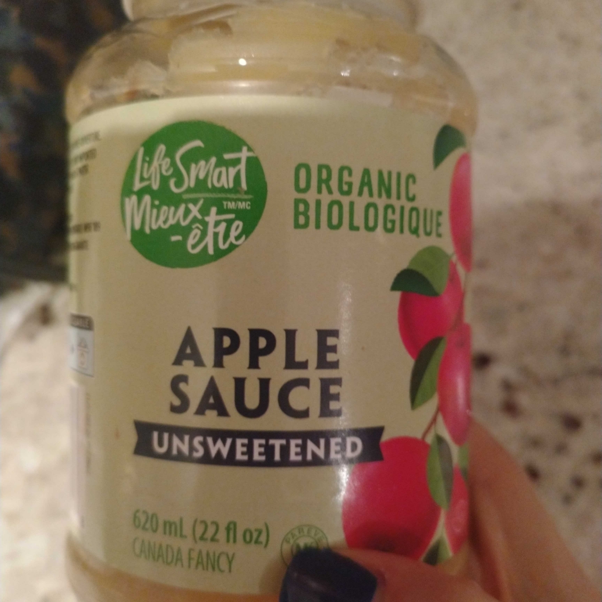 applesauce unsweetened from Life Smart - Vegan Product Reviews ...