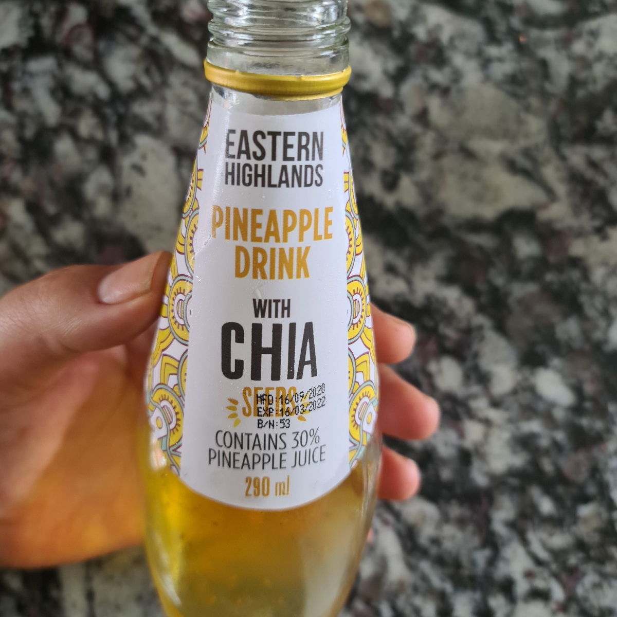 Pineapple Drink With Chai Seeds from Eastern Highlands - Vegan Product ...