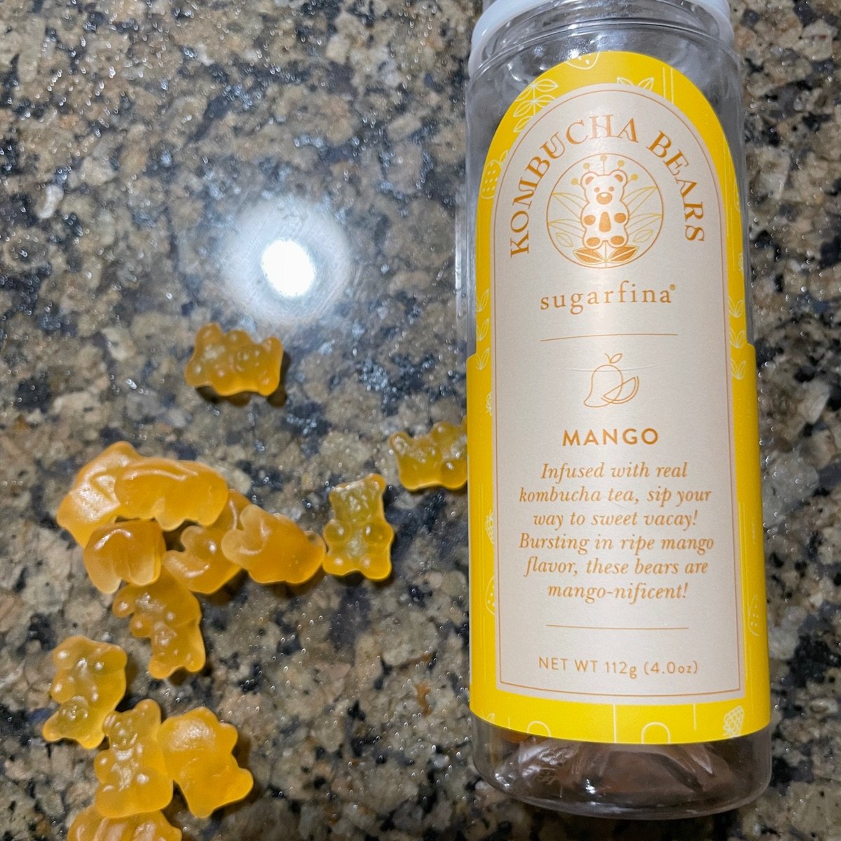 mango kombucha bears from Sugarfina - Vegan Product Reviews & Ratings ...