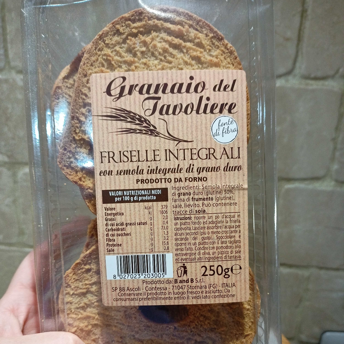 Friselle integrali at Granaio del tavoliere - Review by @marinasacco ...