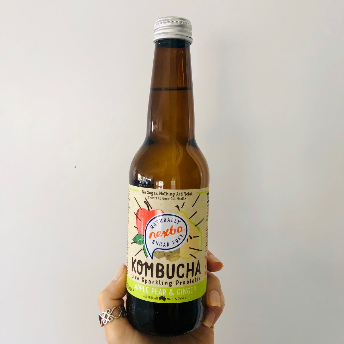 Kombucha, Apple Pear & Ginger from Nexba - Vegan Product Reviews ...