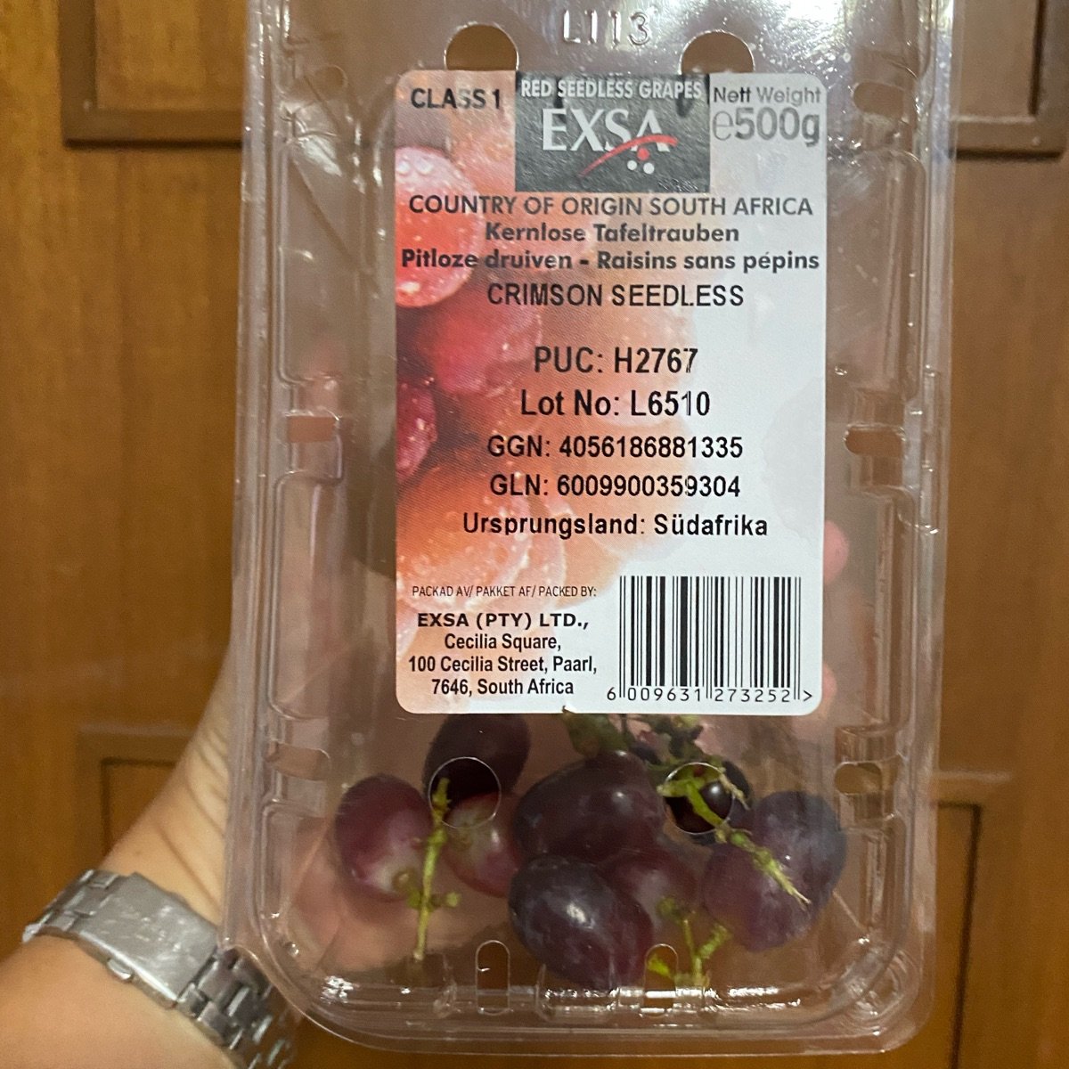 Red Seedless Grapes from EXSA - Vegan Product Reviews & Ratings | abillion