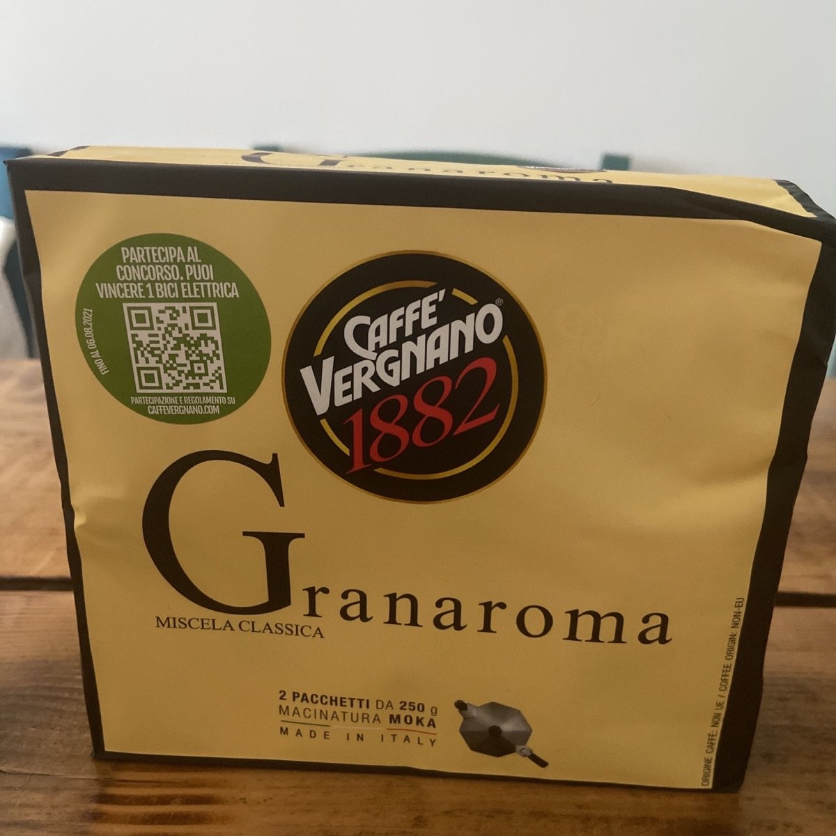 Granaroma miscela classica from Caffè vergnano - Vegan Product Reviews ...