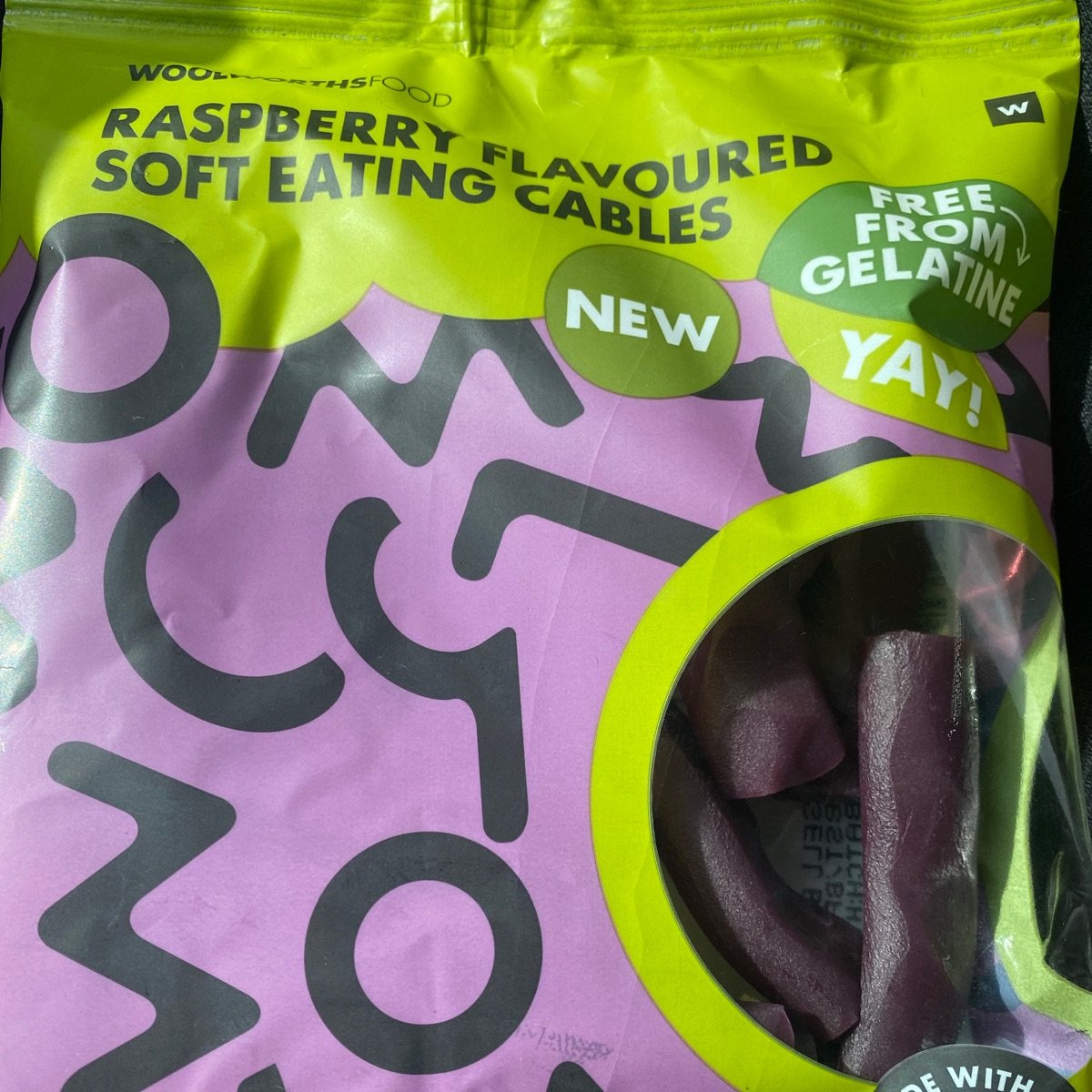 Woolworths Woolworths rasberry flavoured soft eating cables Reviews ...