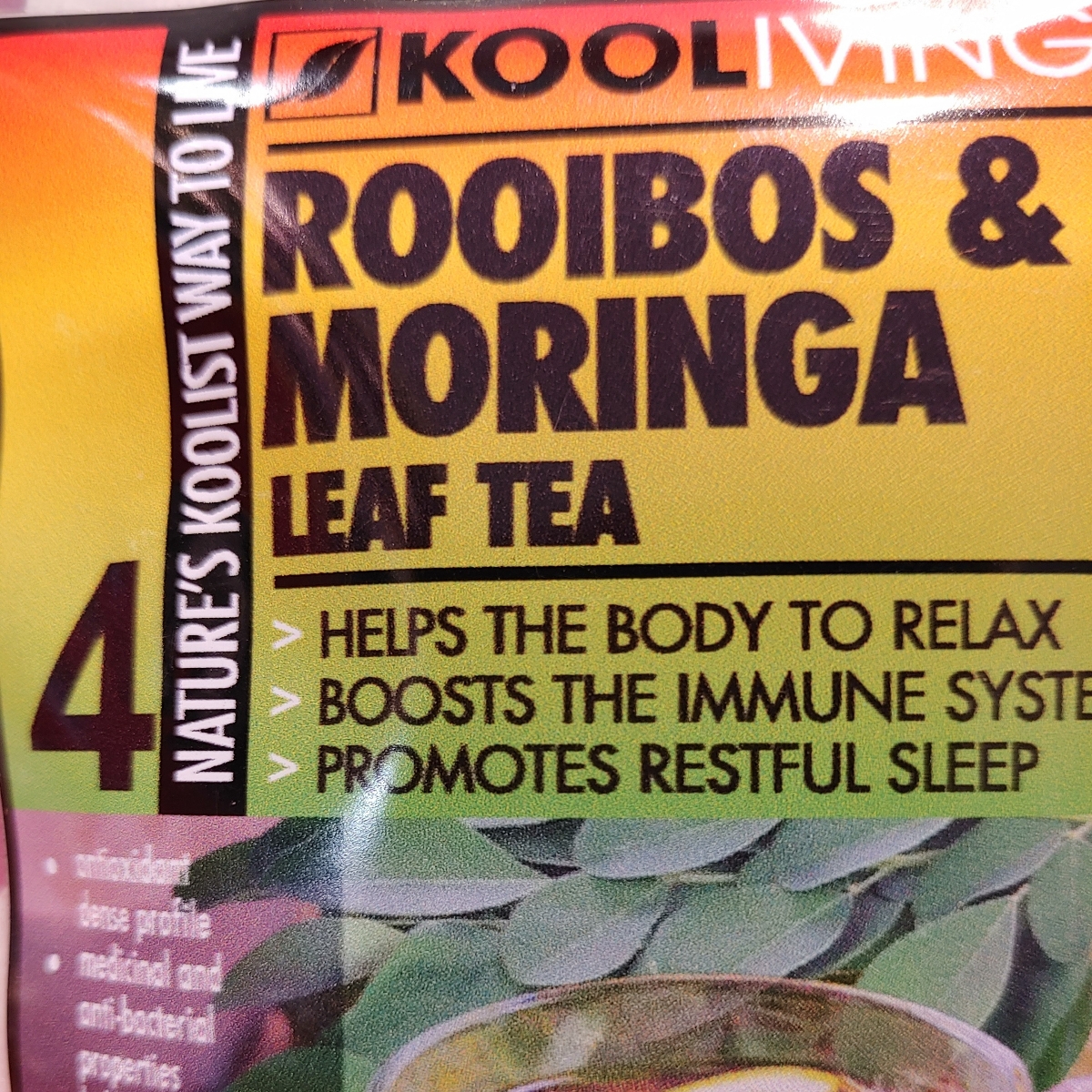 Rooibos and Moringa leaf tea from Kool living - Vegan Product Reviews ...