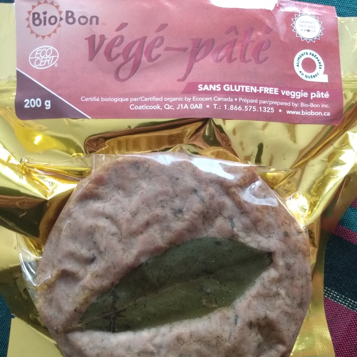 Végé-paté Traditionel Gluten-free from biobón - Vegan Product Reviews ...
