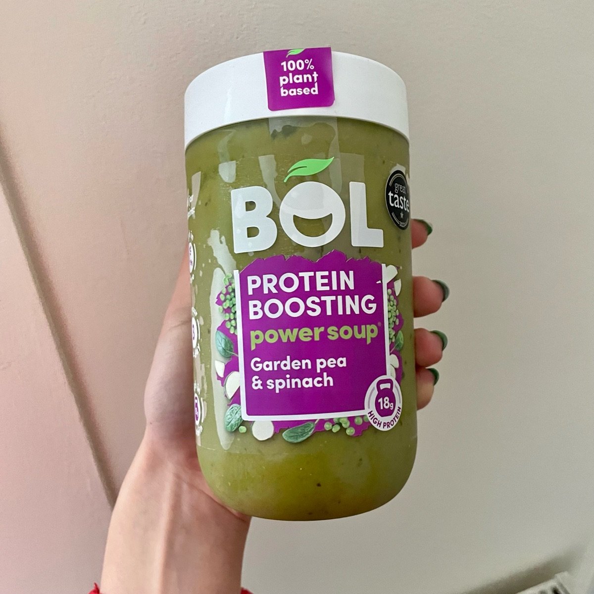 Garden pea & spinach power soup from BOL - Vegan Product Reviews ...