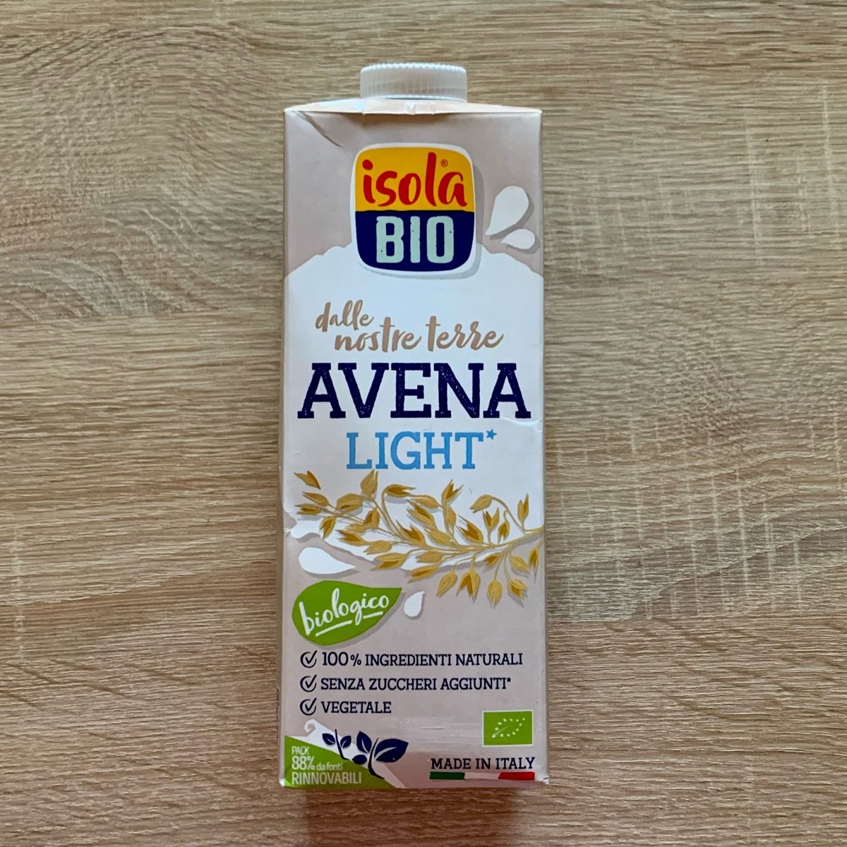 Latte Di Avena Light from Isolabio - Vegan Product Reviews & Ratings ...