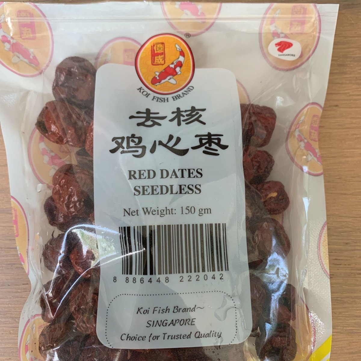 Red Dates Seedless from Koi Fish Brand - Vegan Product Reviews ...