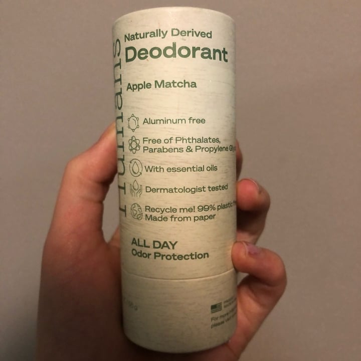 Hey Humans Apple Matcha Deodorant Review | abillion