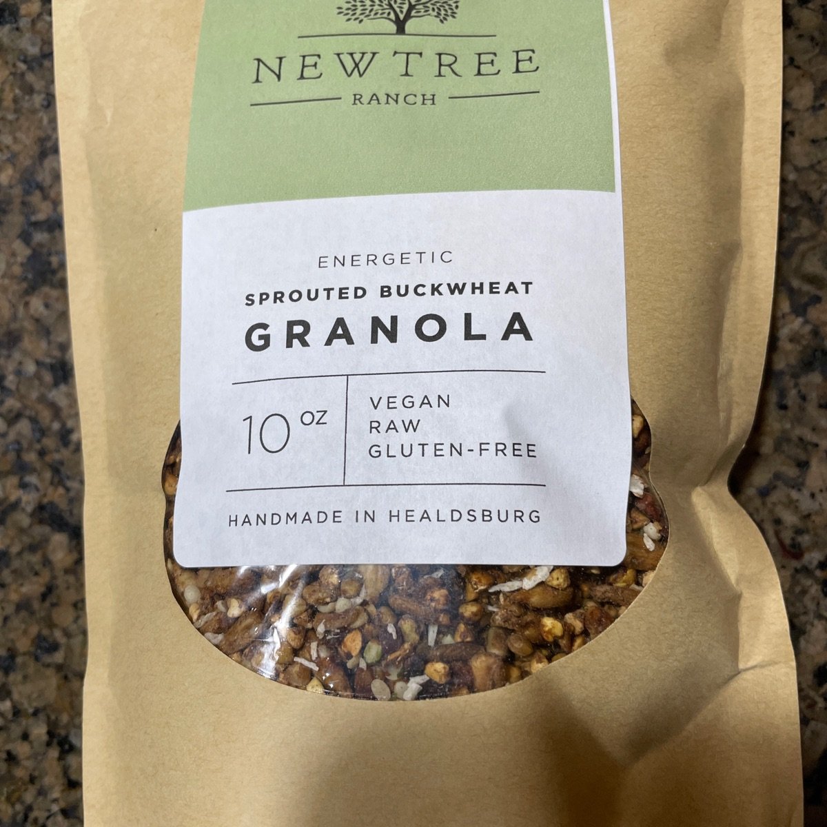 Energetic sprouted buckwheat granola from New tree ranch - Vegan ...