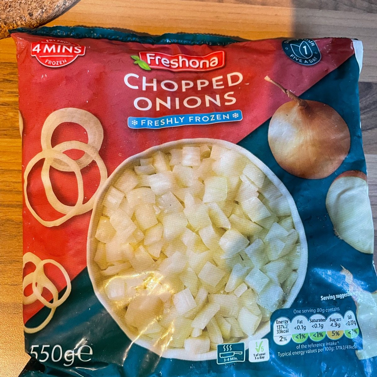 chopped onion from Freshona - Vegan Product Reviews & Ratings | abillion
