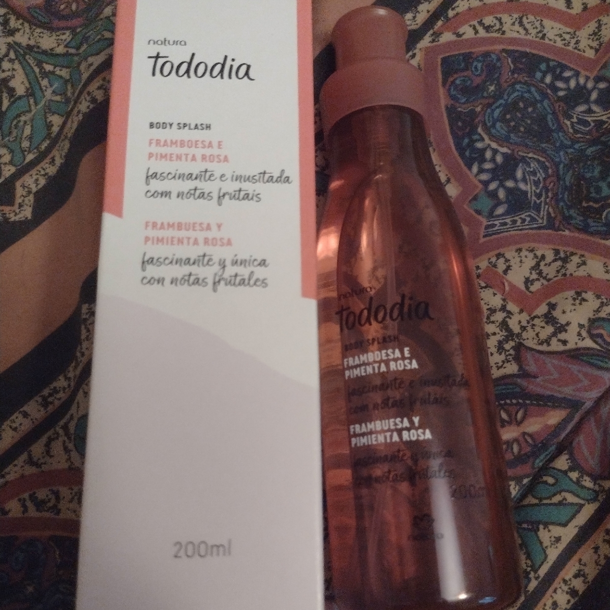 Todo día body Splash Frambuesa Y Pimienta Rosa from Natura - Vegan ...