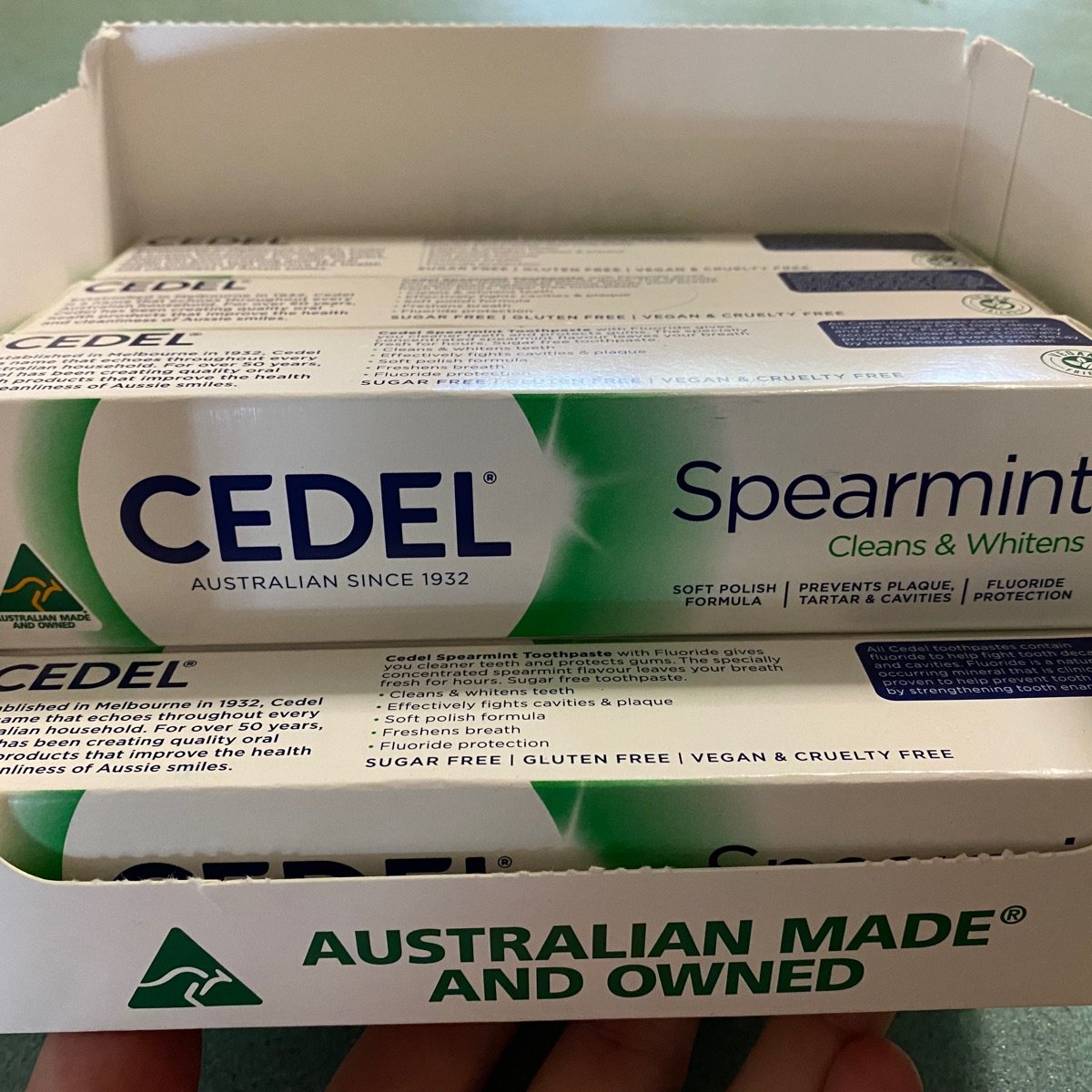 Cedel Spearmint Toothpaste from Cedel - Vegan Product Reviews & Ratings ...