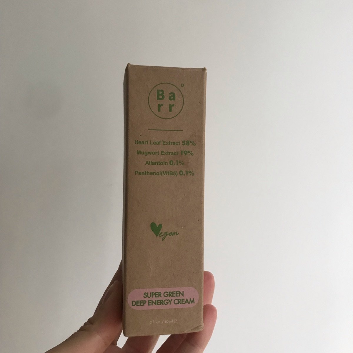 super green Deep Energy Cream from Barr - Vegan Product Reviews ...