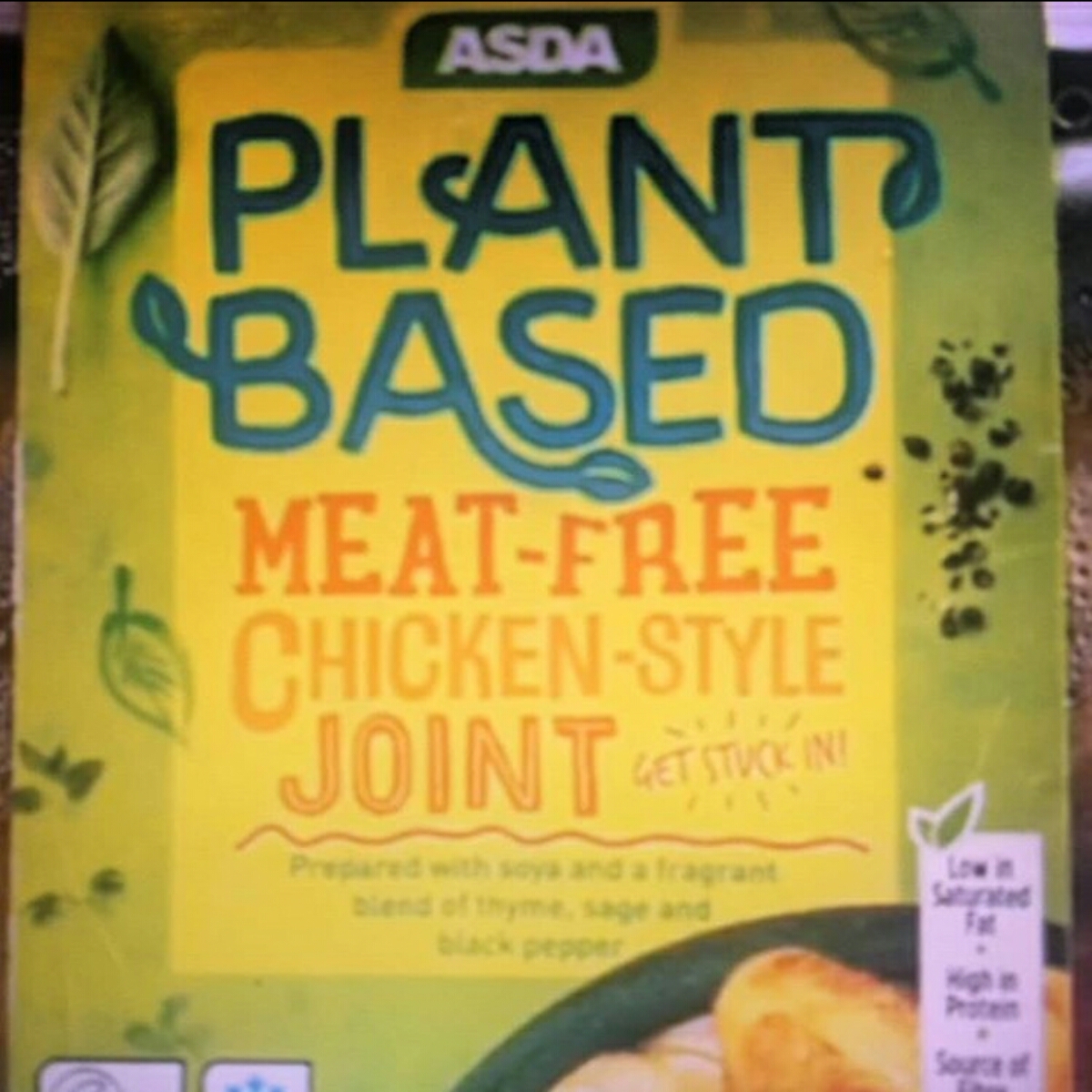 Plant based meat free chicken-style joint from ASDA - Vegan Product ...