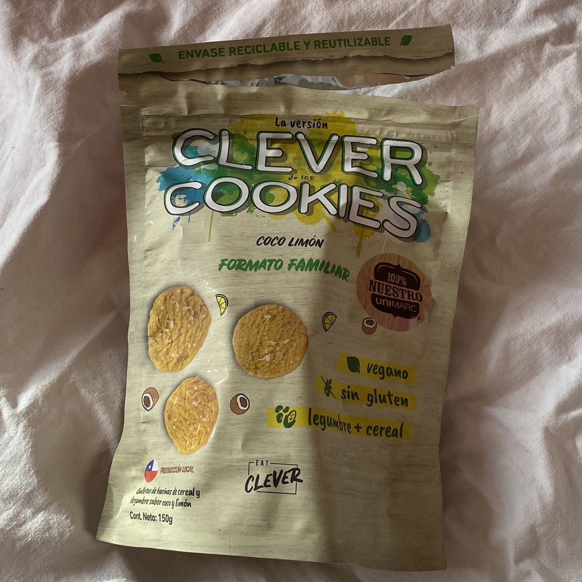 Cookies de coco y limón formato familiar from Eat Clever - Vegan ...