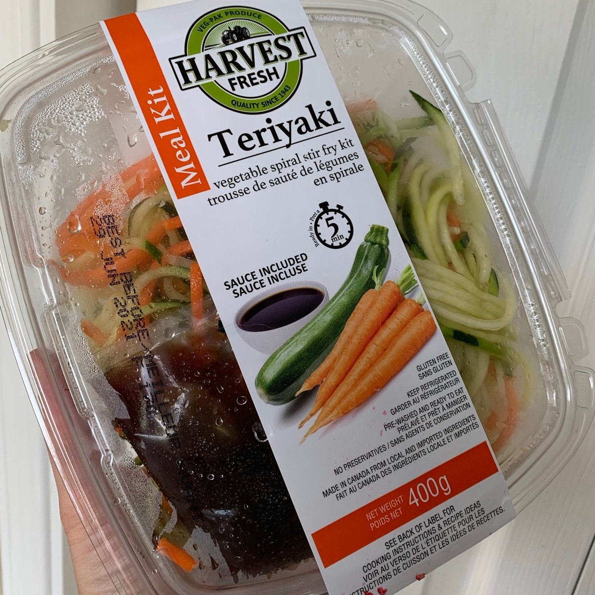 Teriyaki Vegetable Spiral Stir Fry Kit from Harvest Fresh - Vegan ...
