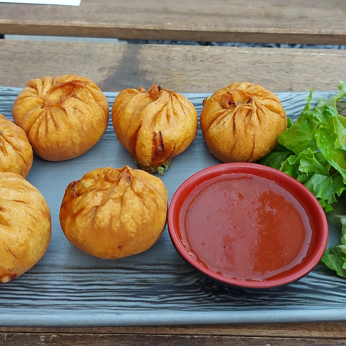 Vegan Momo Appetizer- Deep Fried at Cafe Tibet Bar & Grill - Review by ...