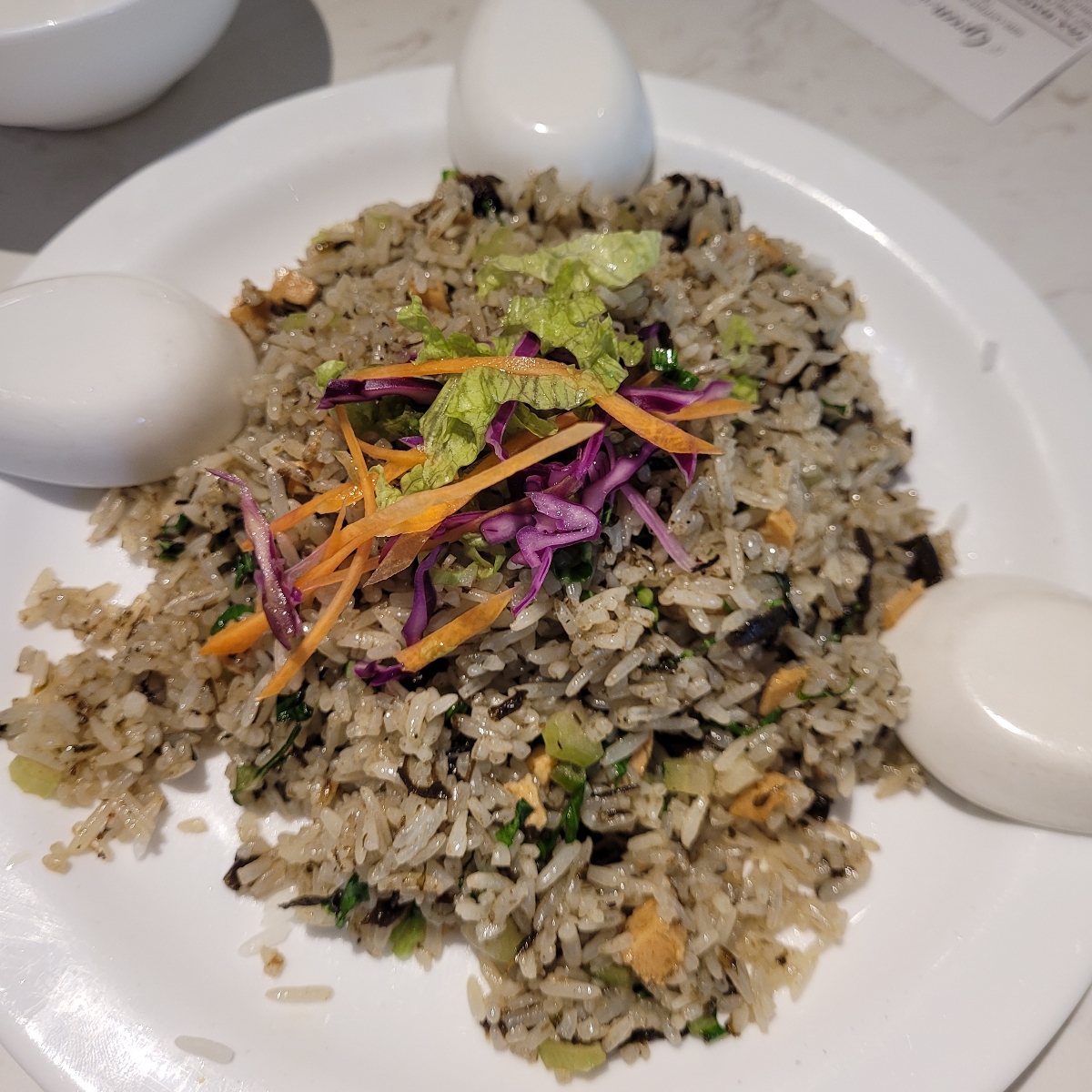 Olive Fried Rice at Green on Earth Vegetarian Cafe, Singapore - Vegan ...