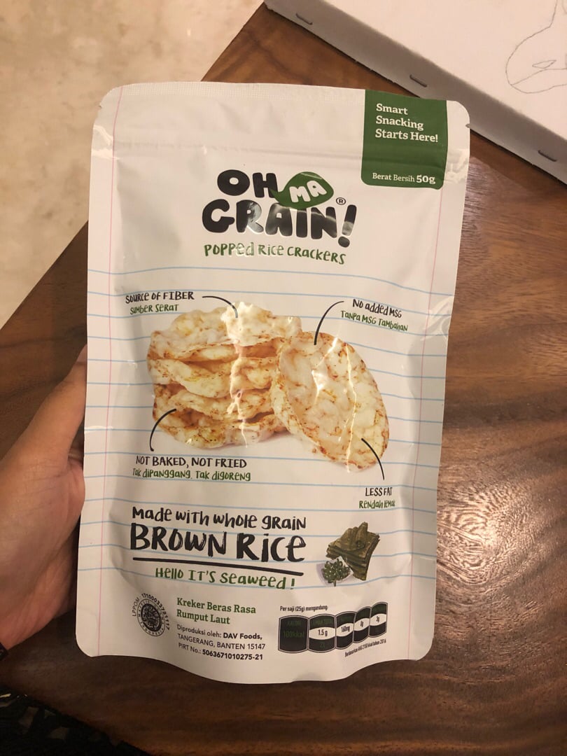 Oh Ma Grain! Popped Rice Crackers Reviews | abillion