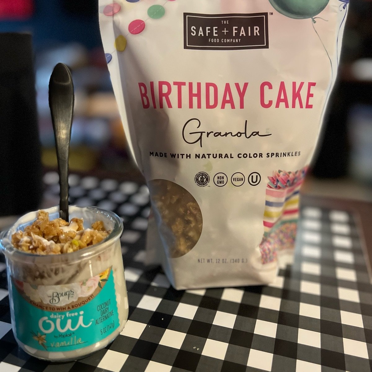 Birthday Cake Granola from The Safe + Fair Food Company - Vegan Product ...