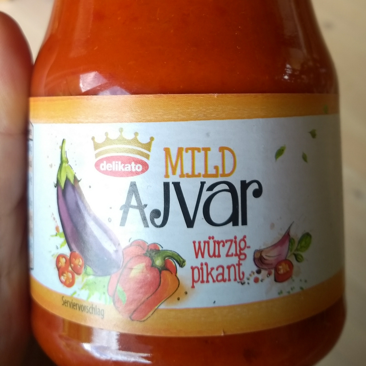 Ajvar pikant würzig from delikato - Vegan Product Reviews & Ratings ...