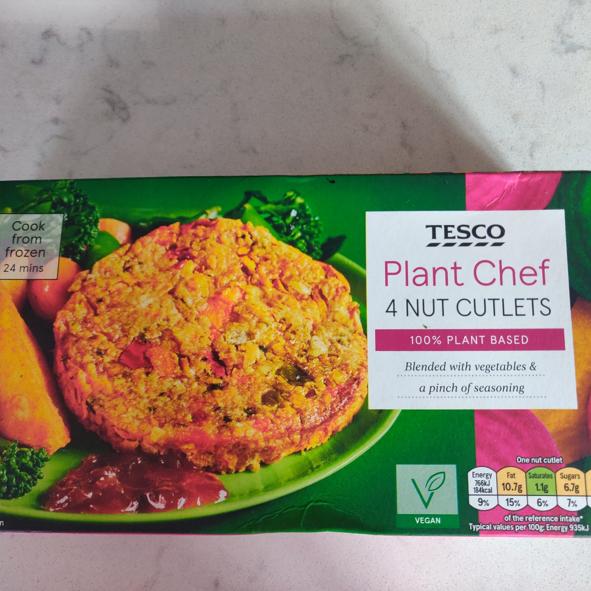 4 nut cutlets from Tesco Plant Chef - Vegan Product Reviews & Ratings ...