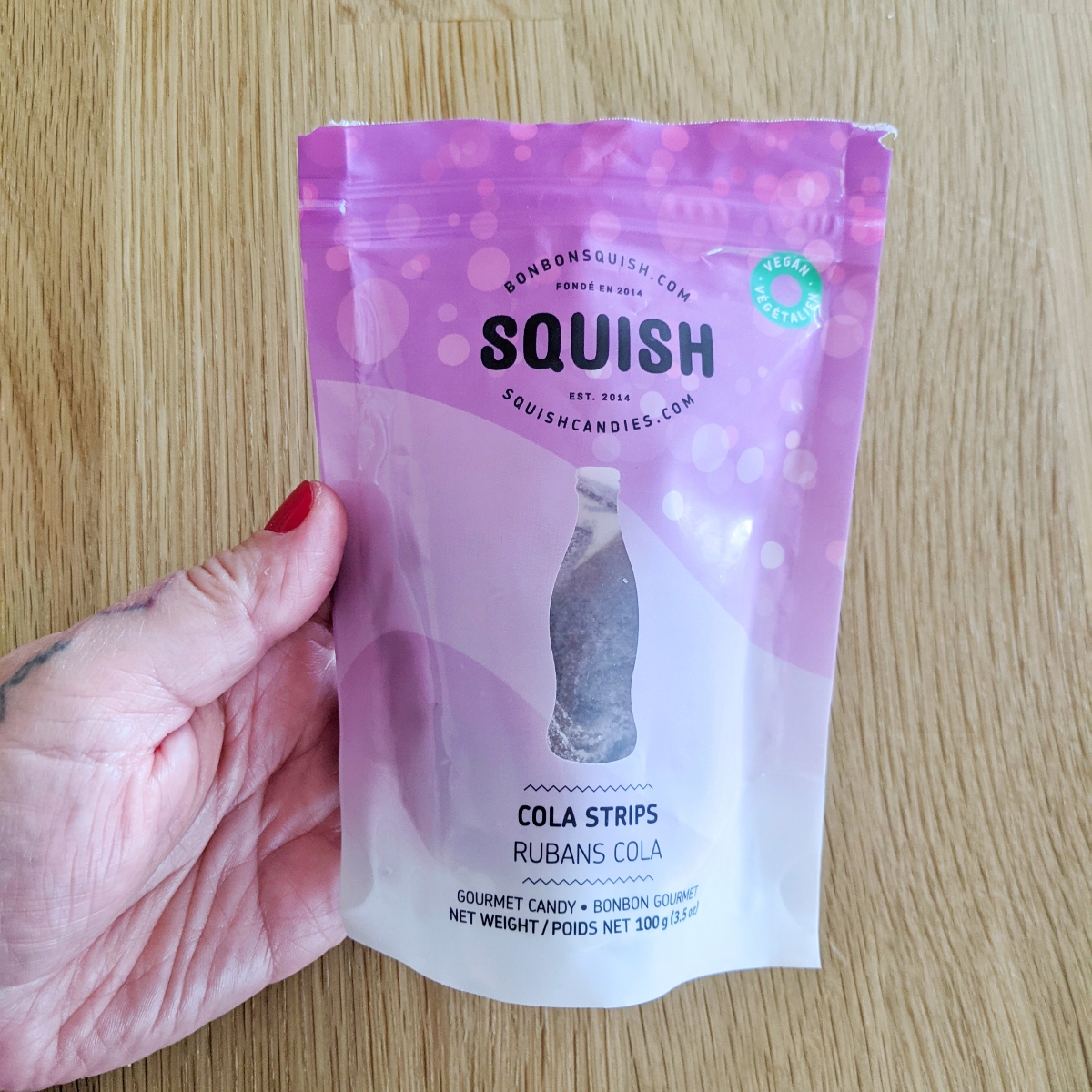 Cola flavoured strips from Squish - Vegan Product Reviews & Ratings ...