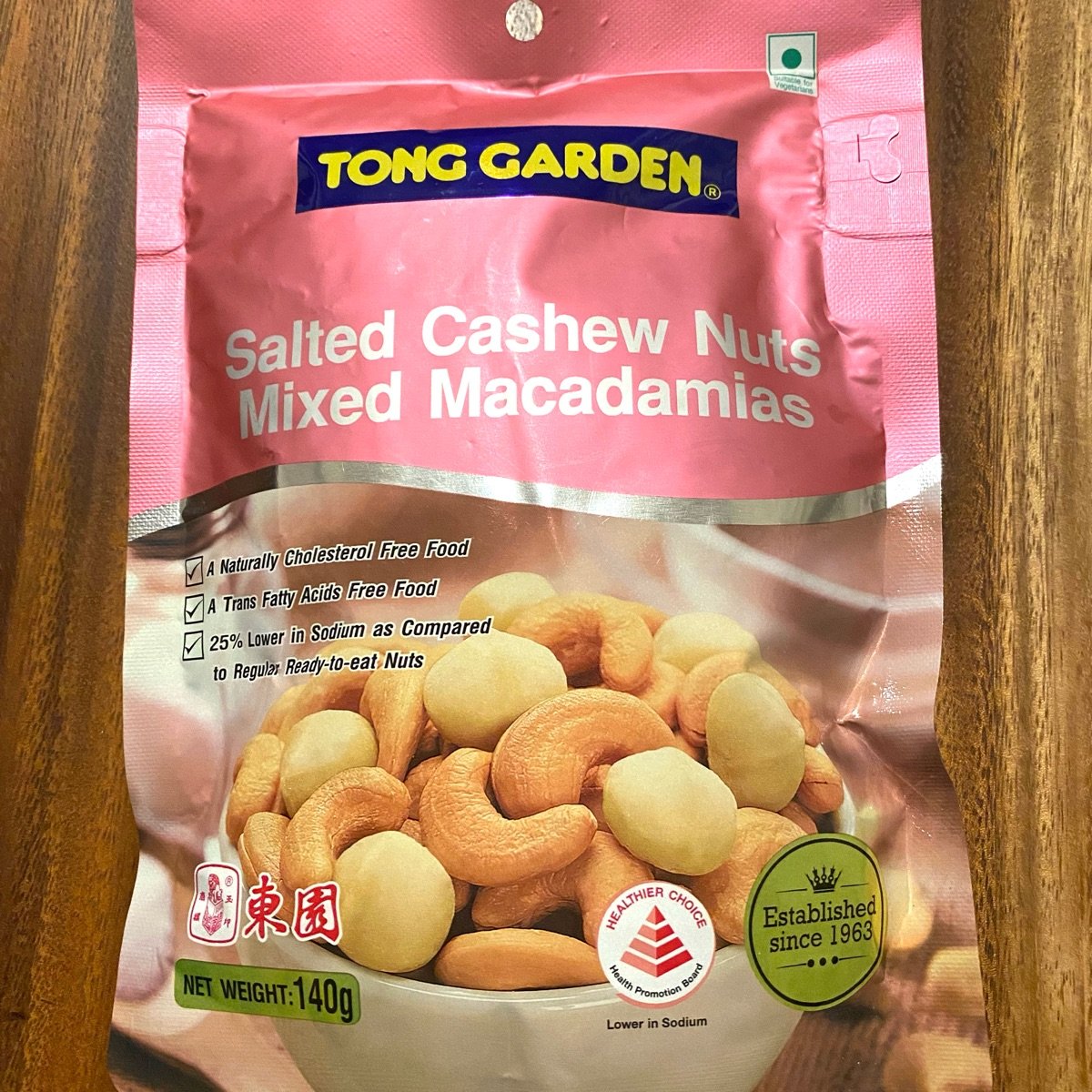 Salted Cashew Nuts Mixed Macadamias from Tong Garden - Vegan Product ...