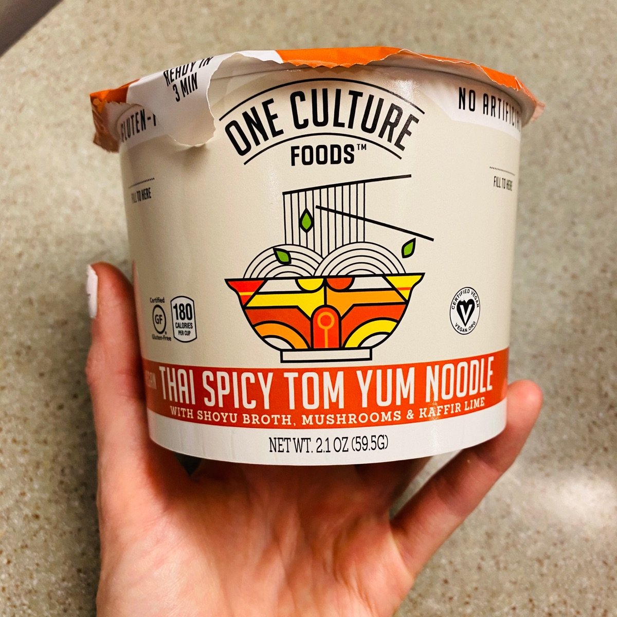Thai Spicy Tom Yum Noodle from One Culture Foods - Vegan Product ...