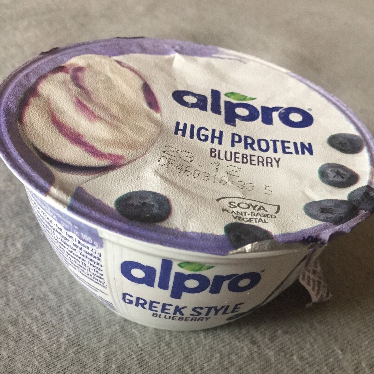 Greek style yogurt Blueberry from Alpro - Vegan Product Reviews ...