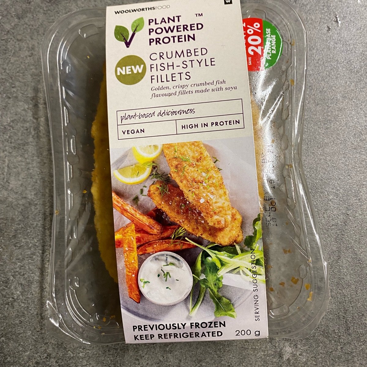 Crumbed Fish-Style fillets from Woolworths Food - Vegan Product Reviews ...