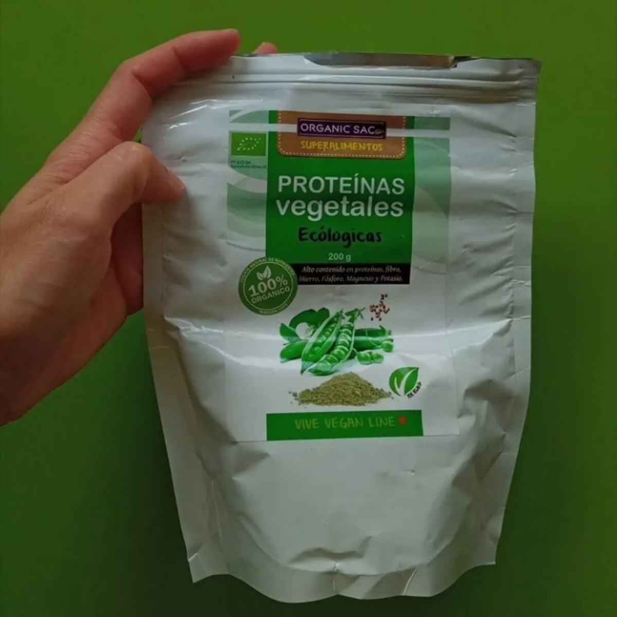 Proteínas vegetales de guisante from Organic sac - Vegan Product ...