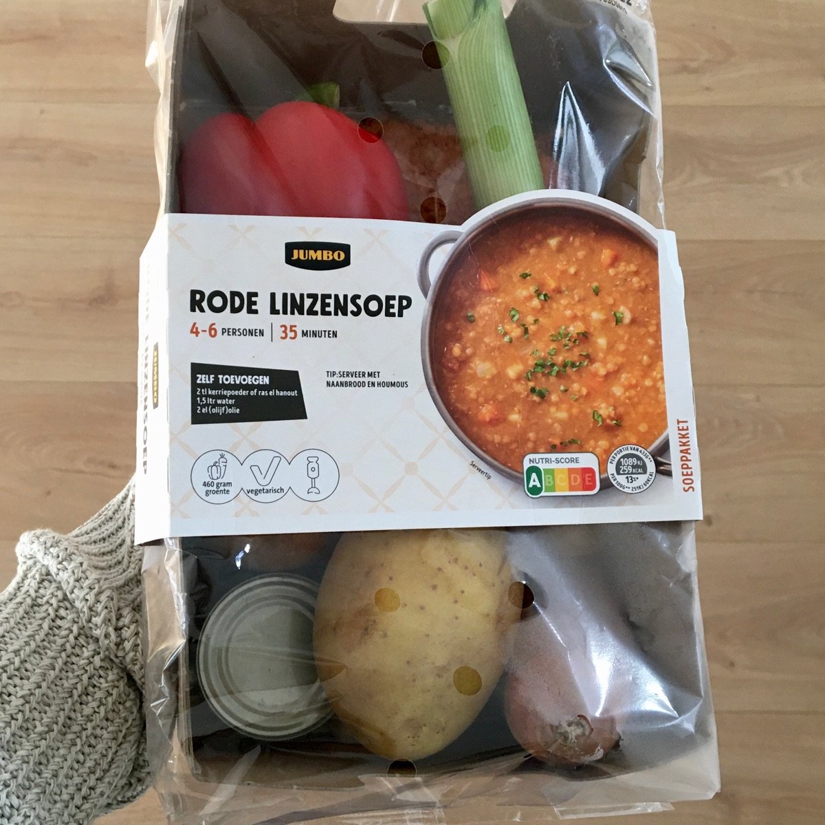Rode Linzensoep from Jumbo - Vegan Product Reviews & Ratings | abillion