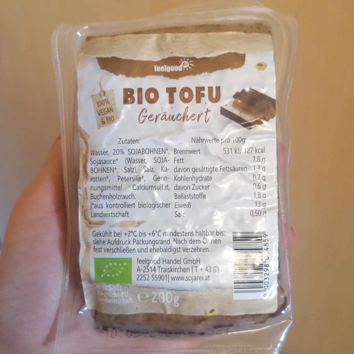 Bio Tofu affumicato from Feelgood - Vegan Product Reviews & Ratings ...