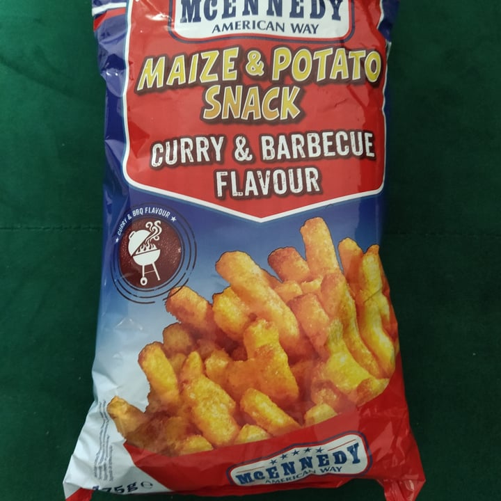 Mcennedy Maize and potato snack Curry and Barbecue flavor Review | abillion