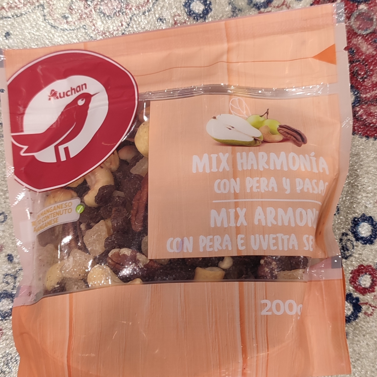 Mix de frutos secos con pera from Auchan - Vegan Product Reviews ...