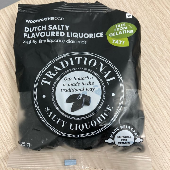 Woolworths Food Dutch Salty Flavoured Liquorice Review | abillion