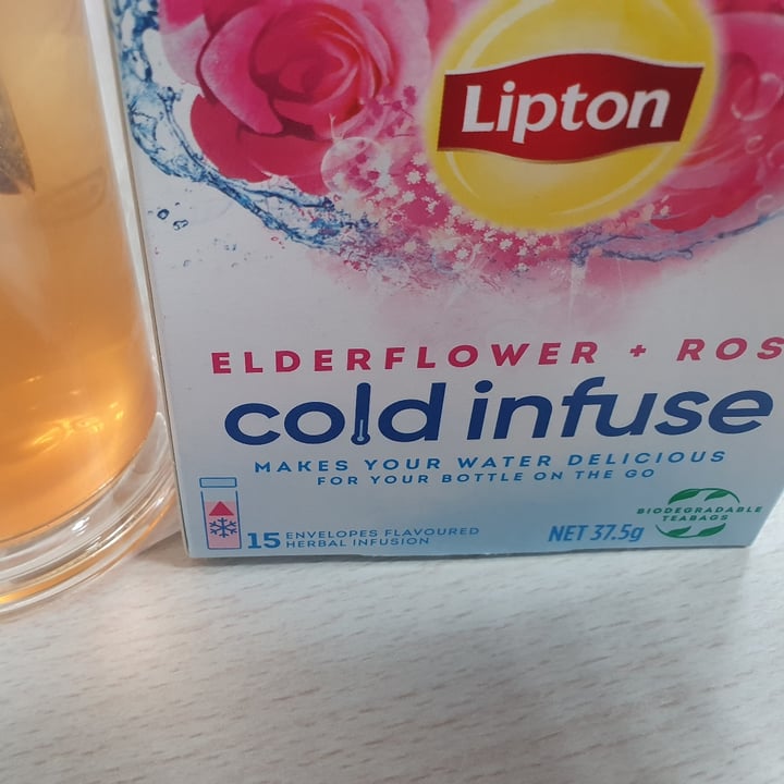 Lipton elderflower and rose cold infuse Review | abillion