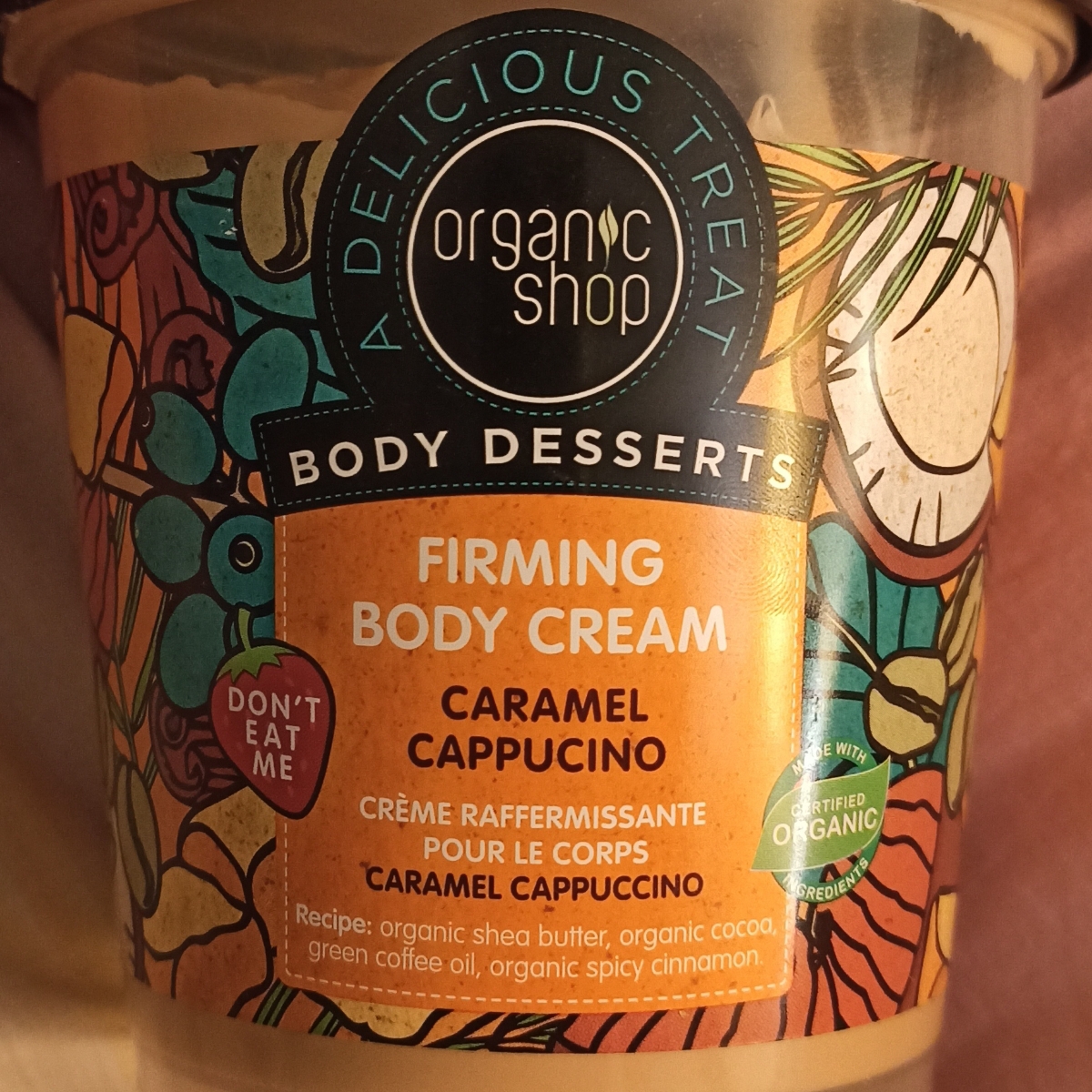 Organic shop Caramel Cappuccino Firming Body Cream Reviews | abillion