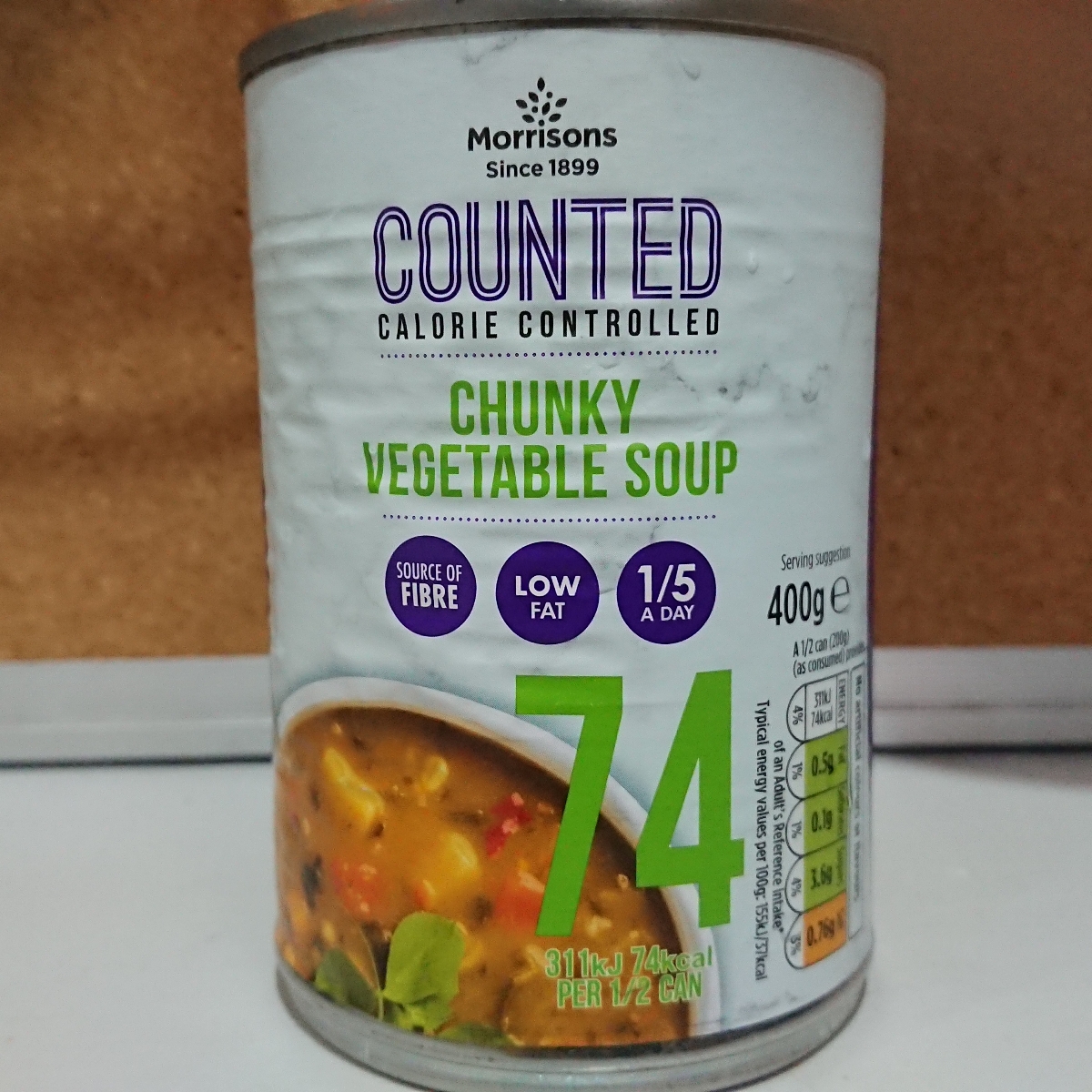 Counted Chunky Vegetable Soup from Morrisons - Vegan Product Reviews ...