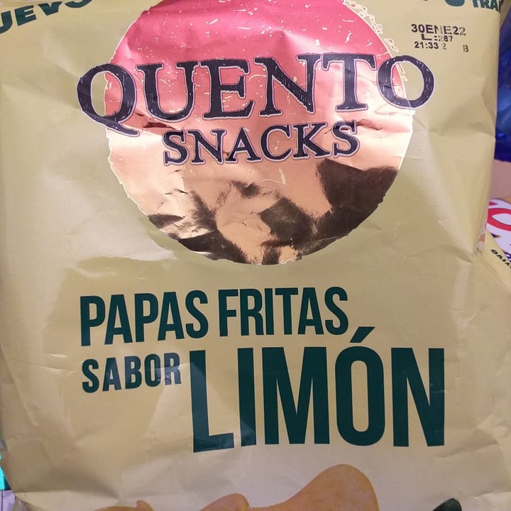 Quento Snacks Papas fritas sabor LIMÓN Review | abillion