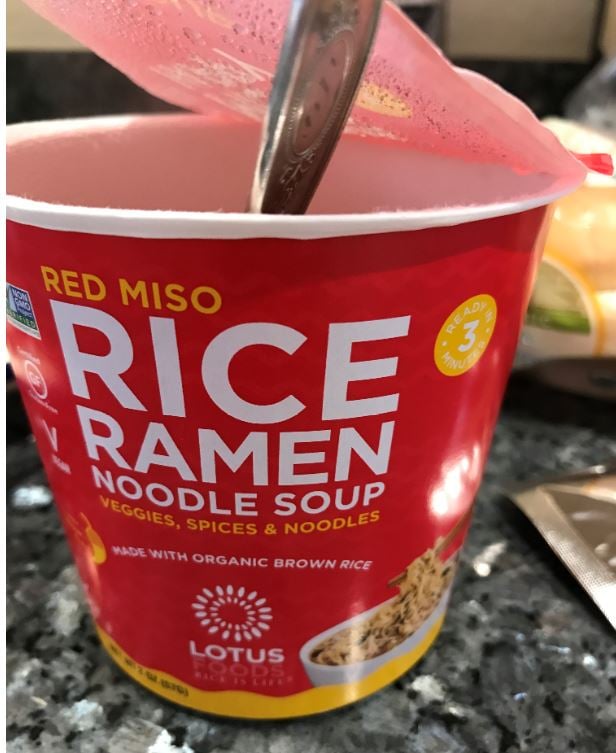 Lotus Foods (Rice Is Life) Red Miso Rice Ramen Review | abillion